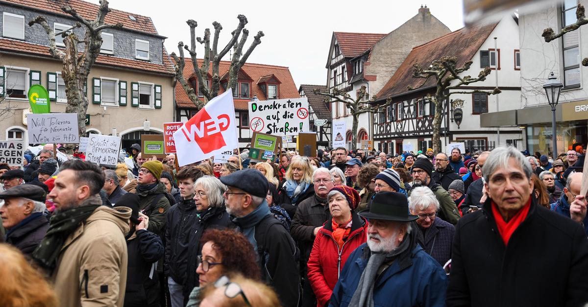 Mehr als 1000 Teilnehmer bei Demo gegen rechts in Groß-Gerau